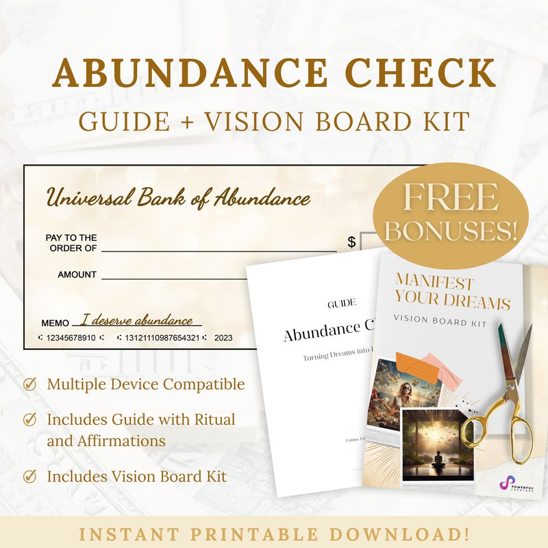 Printable Abundance - Etsy