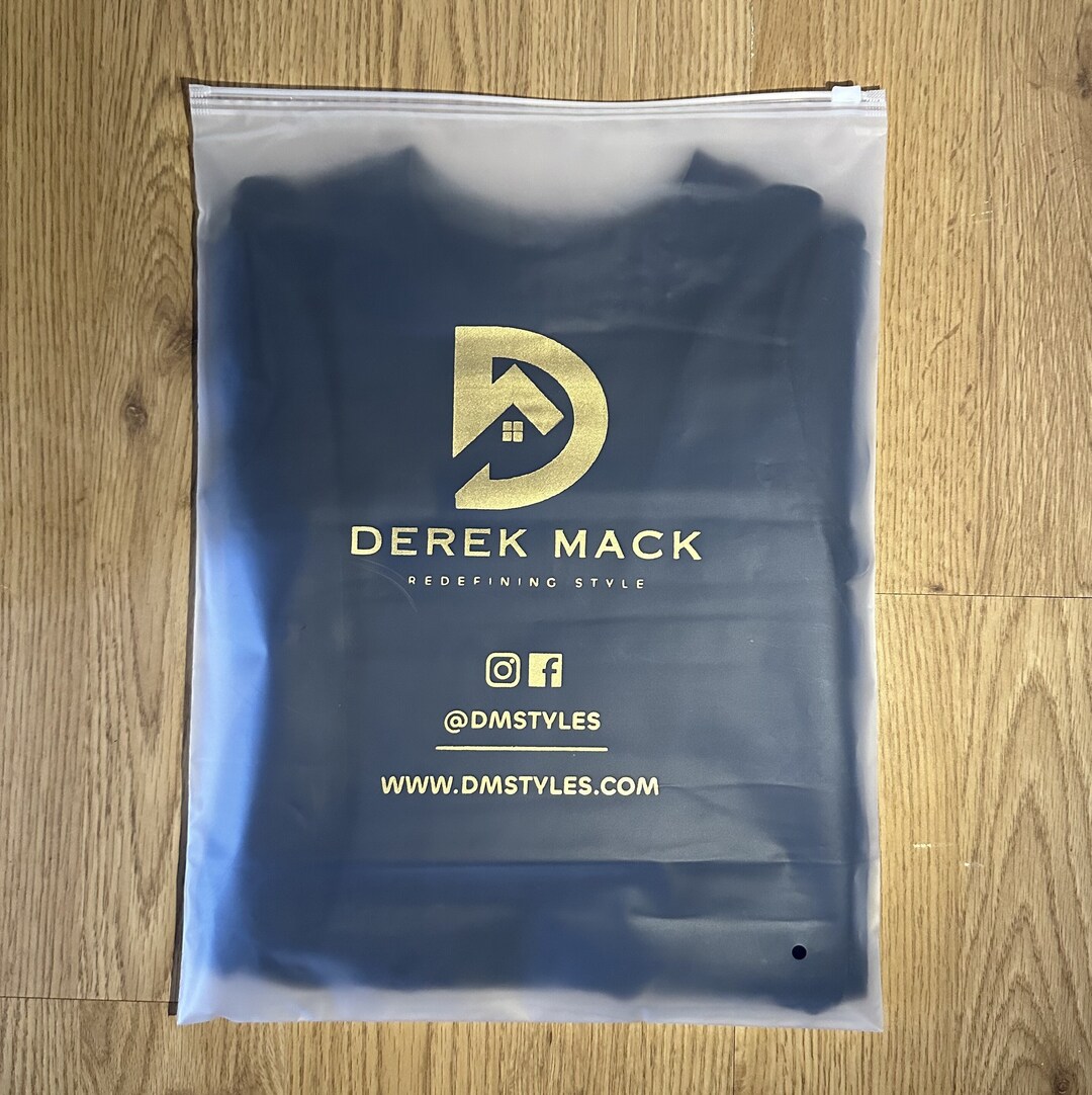 Custom Clothes Bag Frosted Zipper Bag Custom Zip Lock Bags Packaging ...