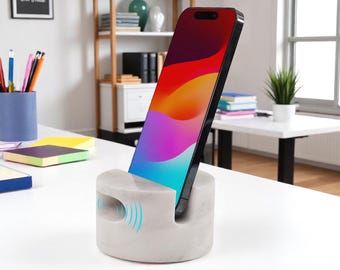 Travertine Marble Phone Holder Stand - Etsy