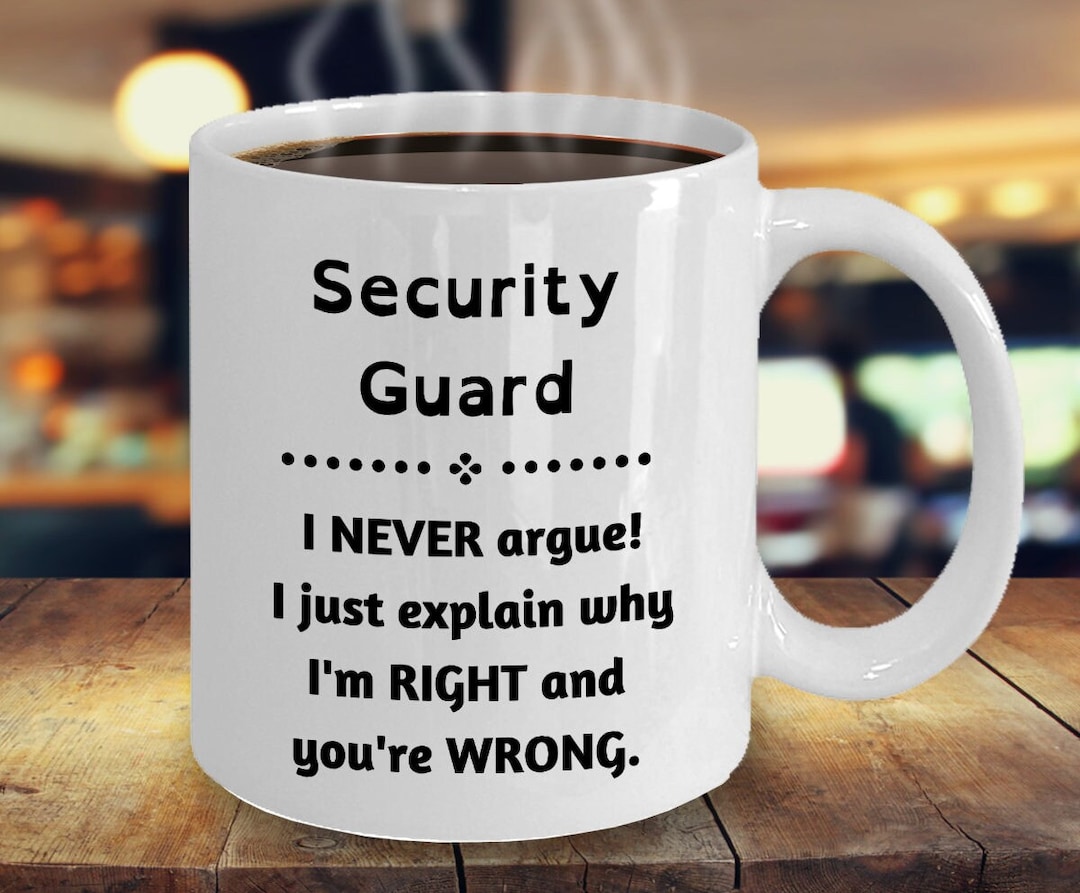 Security Guard Gift, Security Guard Mug, Security Guard Appreciation ...