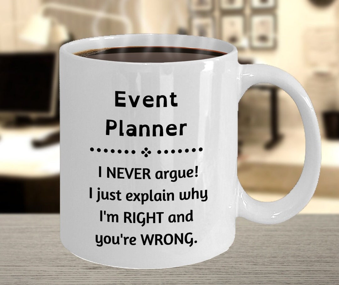 Event Planner Gifts Funny, Event Planner Mug, Thank You Gift for Event ...