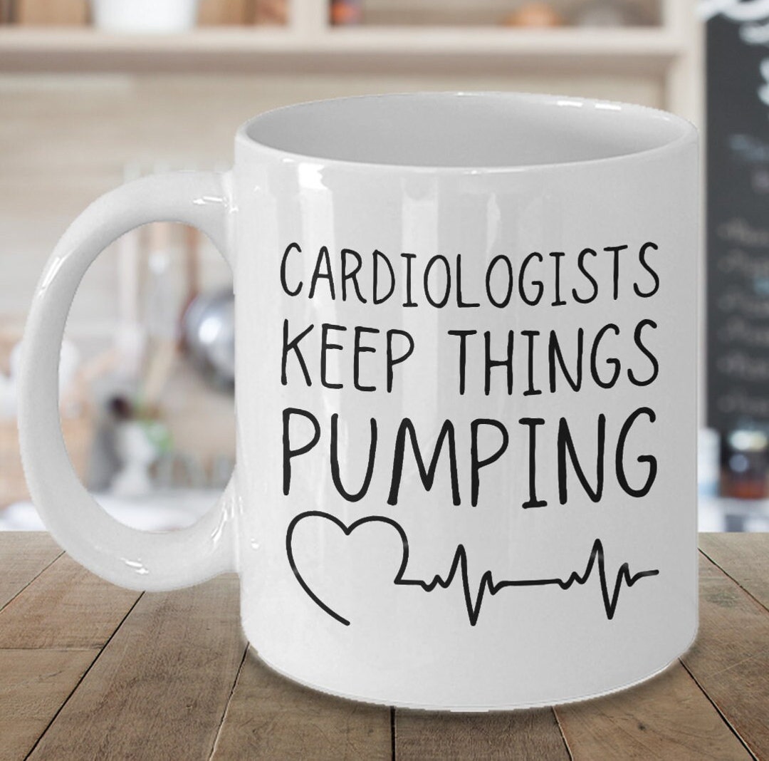 Cardiologist Mug, Heart Doctor Coffee Cup, Cardiology Graduation Gift ...