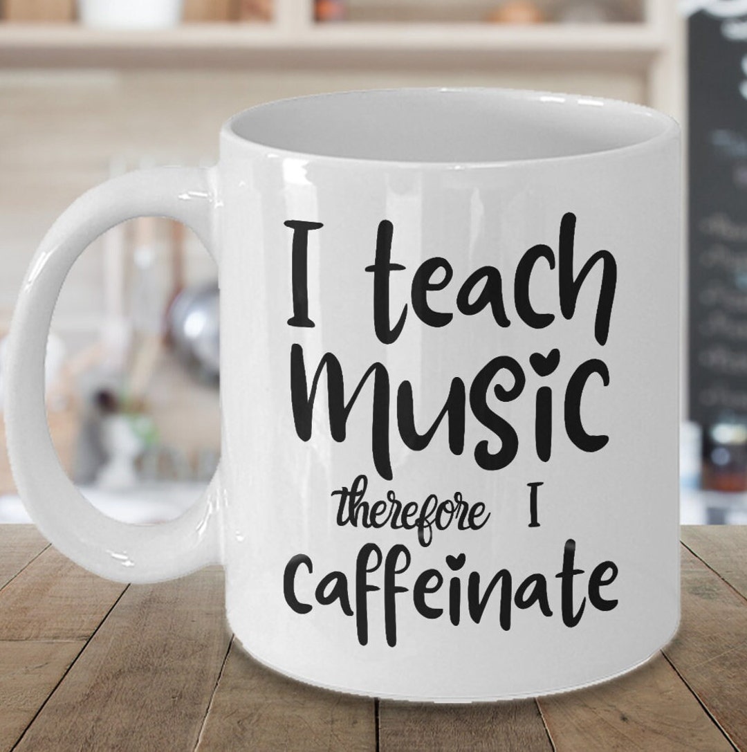 Funny Music Teacher Mug, Back to School Gift for Music Teacher Who ...