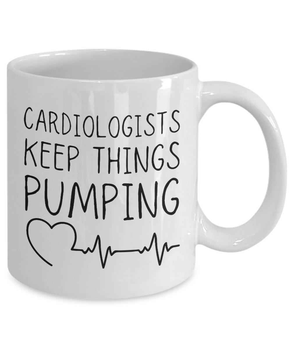 Cardiologist Mug, Heart Doctor Coffee Cup, Cardiology Graduation Gift ...