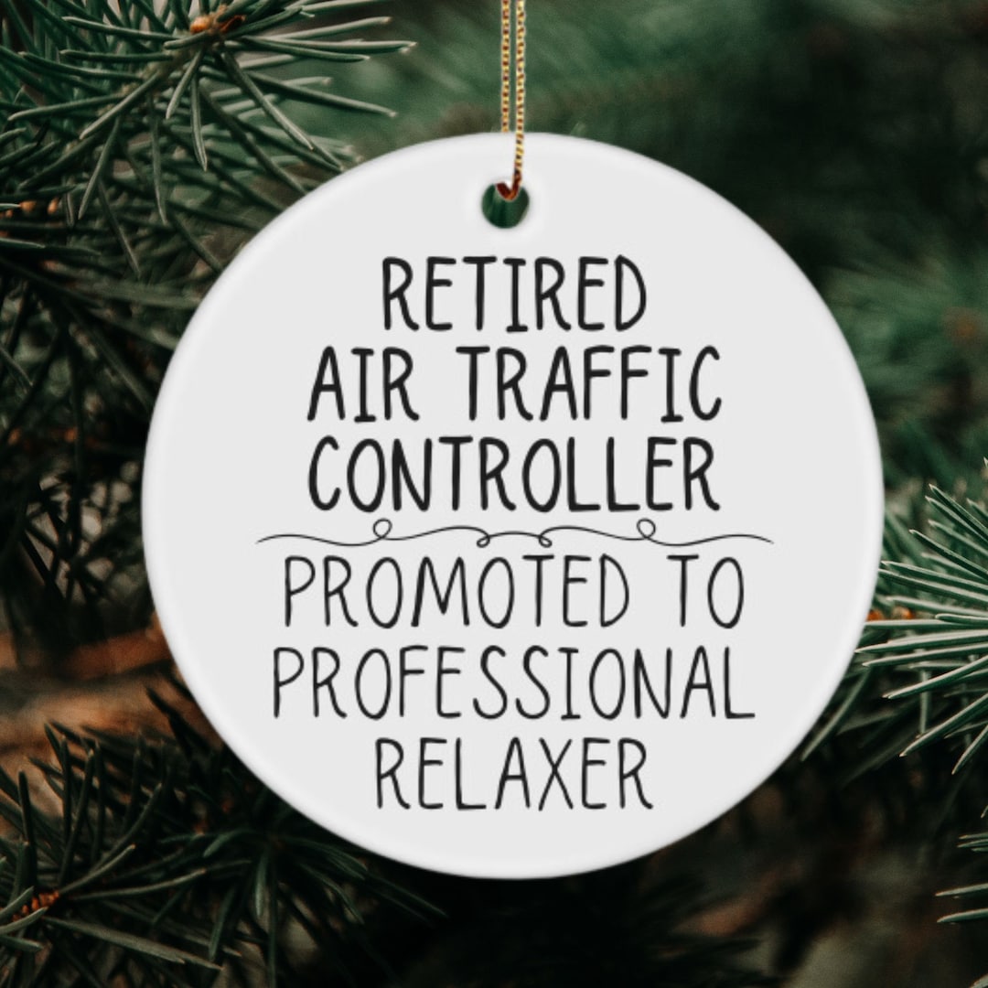 Air Traffic Controller Retirement Ornament, Gift for Air Traffic ...