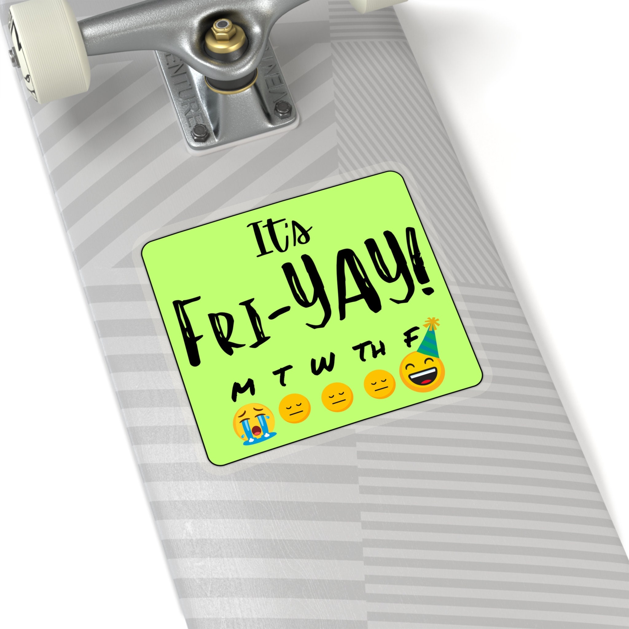 It's Fri-yay Kiss-cut Stickers, Work Sticker, Fun Sticker, Monday ...