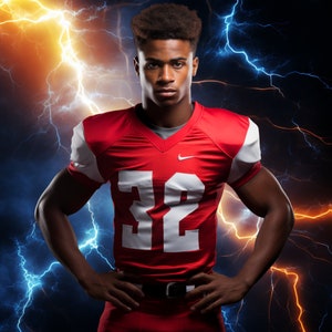 Sports Background, Digital Lightning Backdrops, 6 Digital Photography ...