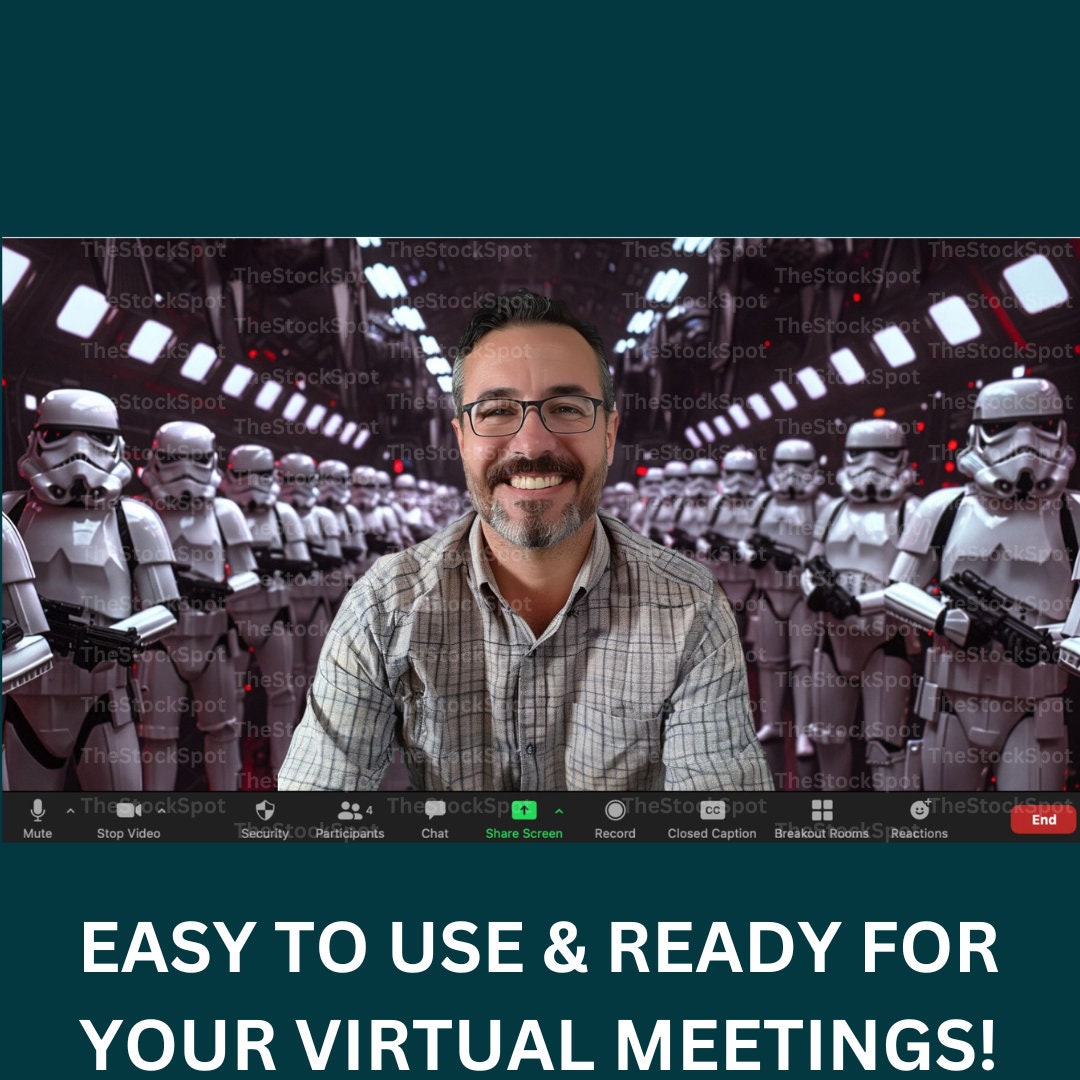 Star Wars Inspired Virtual Backgrounds, 15 Sci-fi Backdrops for Zoom ...