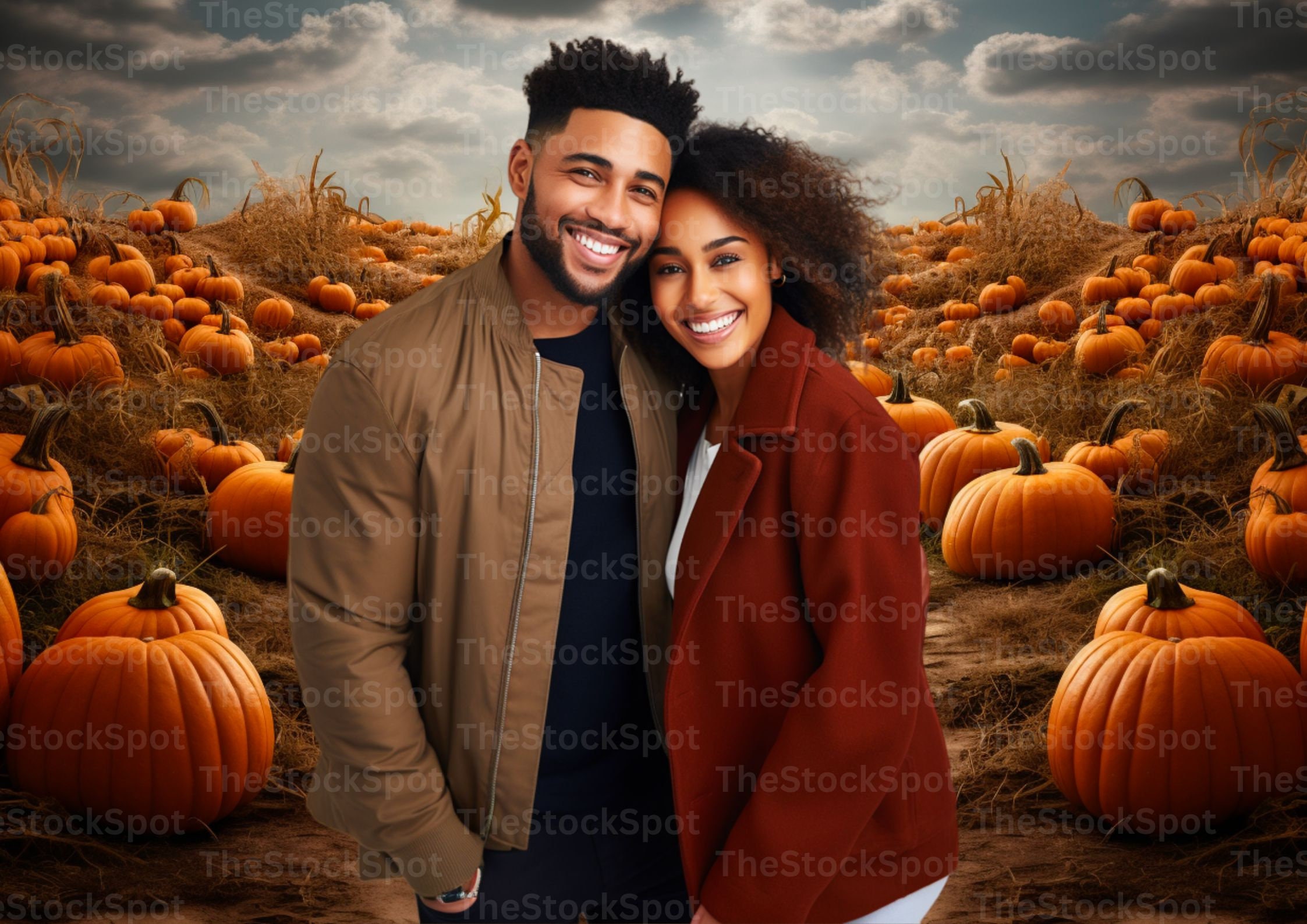 Pumpkin Patch Digital Backdrops6 Autumn Backgrounds Fall - Etsy