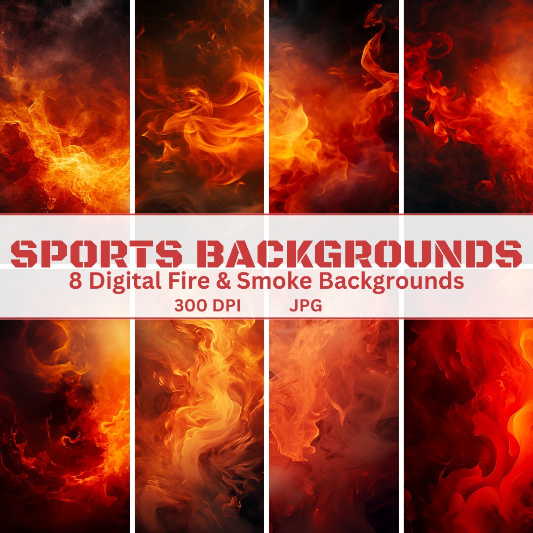 Fiery Digital Backdrop Set,sports Background, Digital Stadium Backdrops ...
