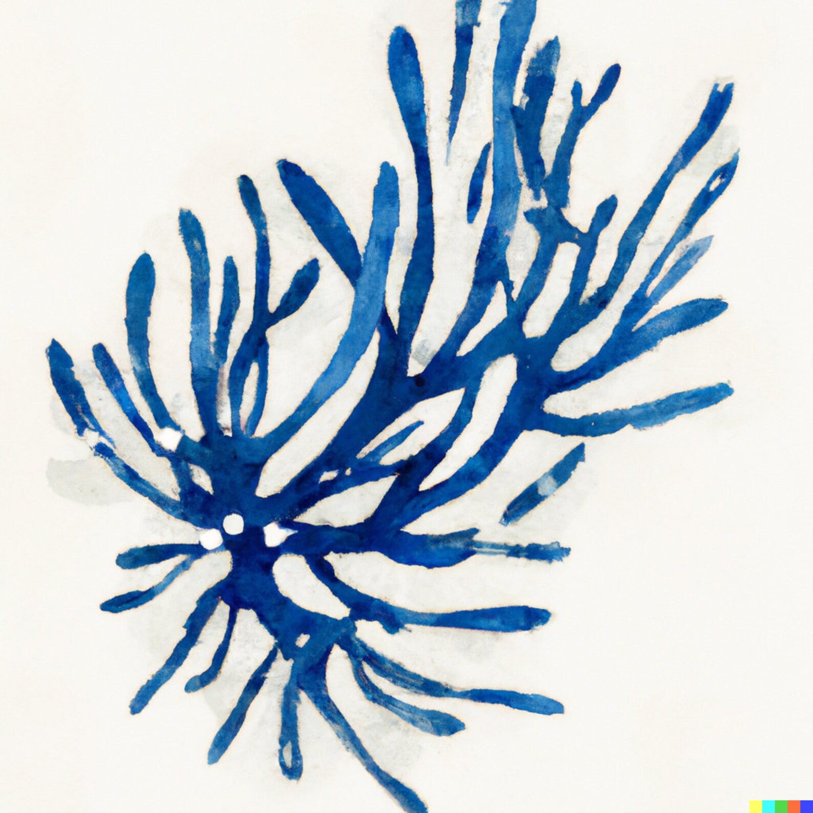 Beautiful Navy Blue Coral Seaweed - Etsy