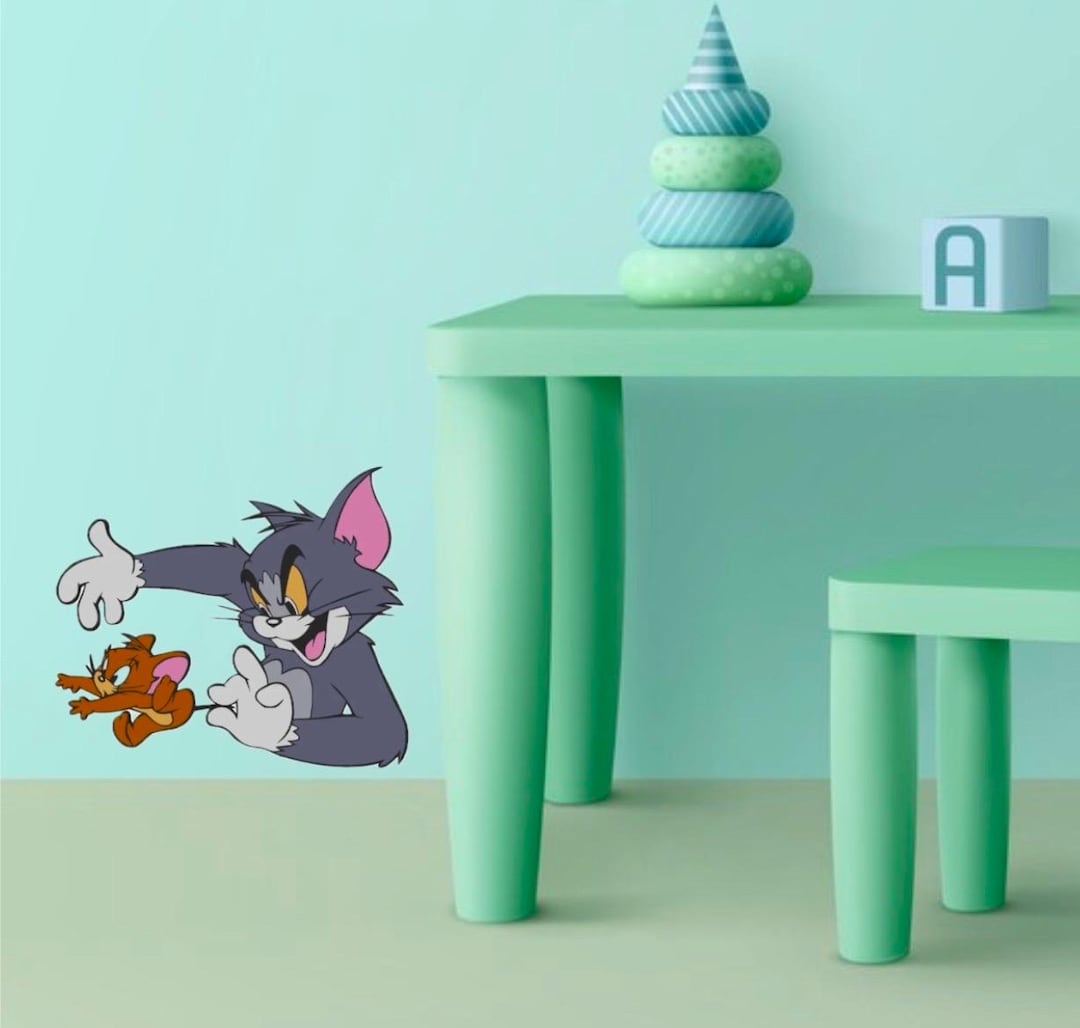 Tom and Jerry Wall Decor Cartoon Cartoon Network TV Show - Etsy