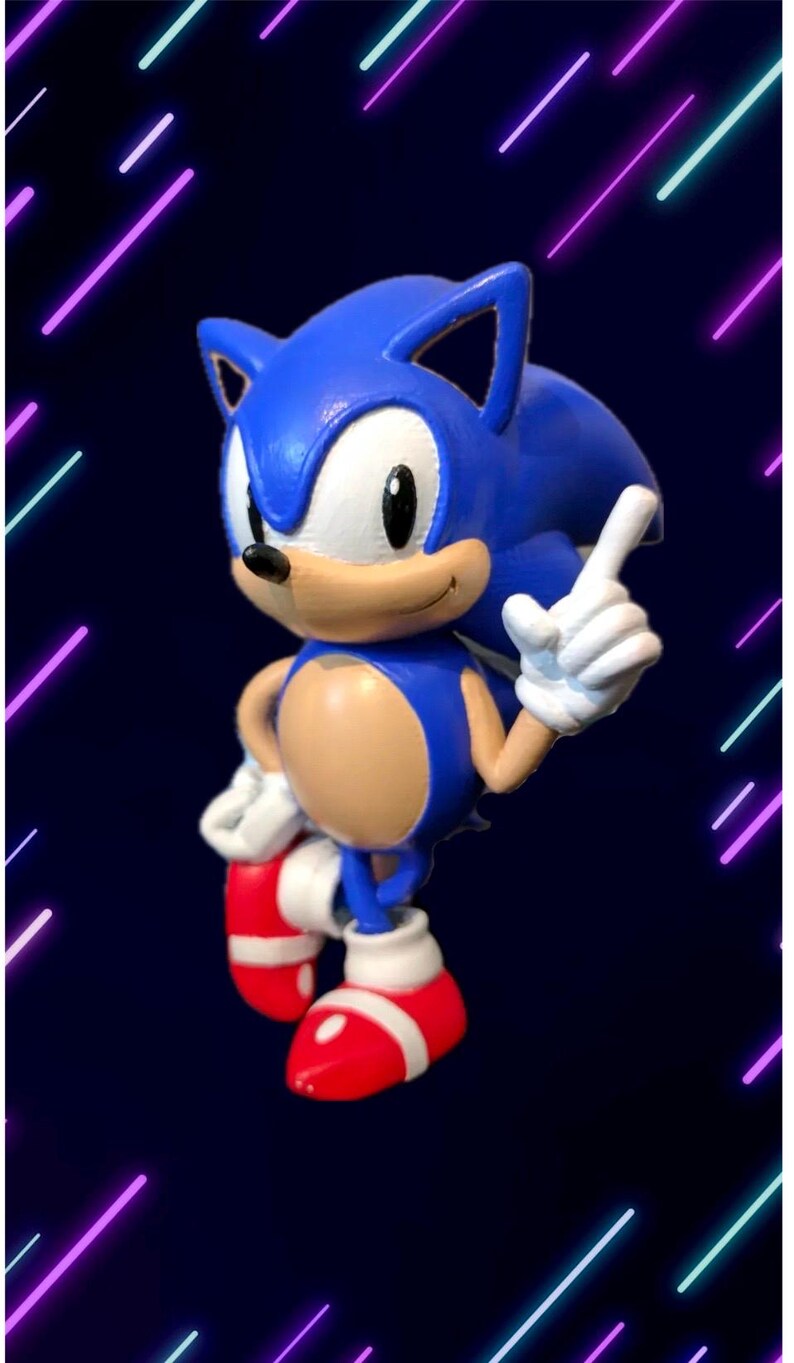 Sonic Statue Sonic the Hedgehog TV Show Movie Character Kids and Adults ...