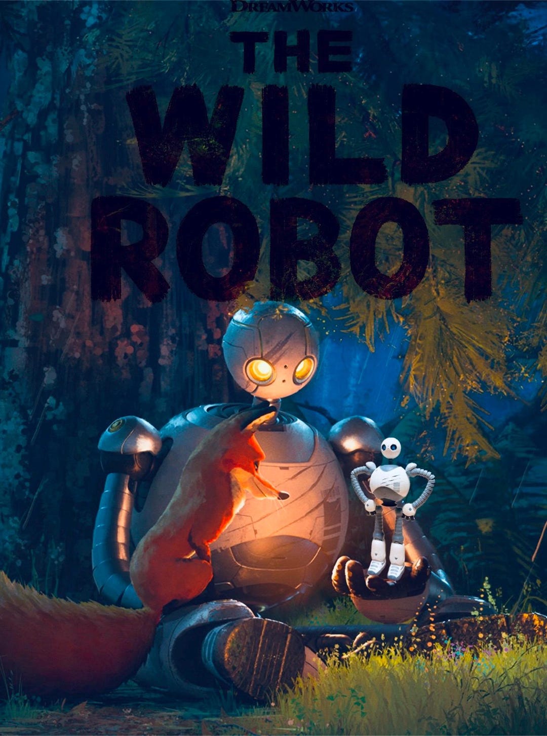The Wild Robot Roz the Robot Figure Movie Character Roz the Robot - Etsy