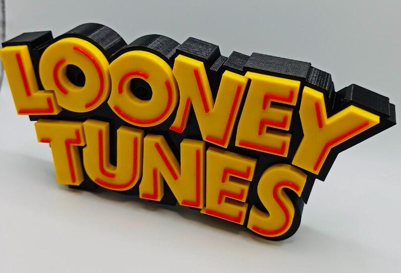 Looney Tunes Standing Sign Adhesive Backing Decorative Piece Desk ...