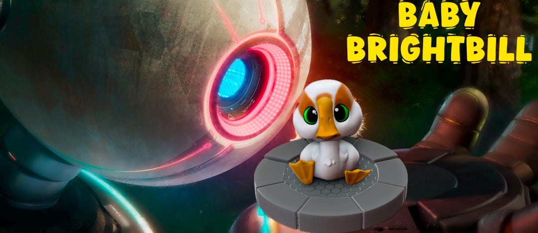 The Wild Robot Baby Brightbill Figure Brightbill Movie Roz the Robot - Etsy