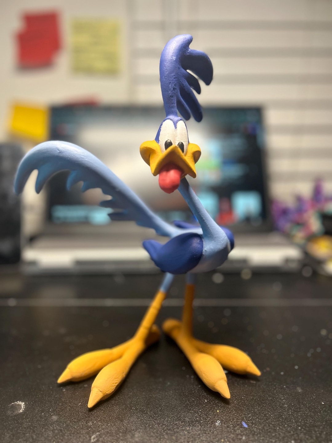 Road Runner Beep Beep Cartoon Character Figure Looney Toons Disney Cute ...