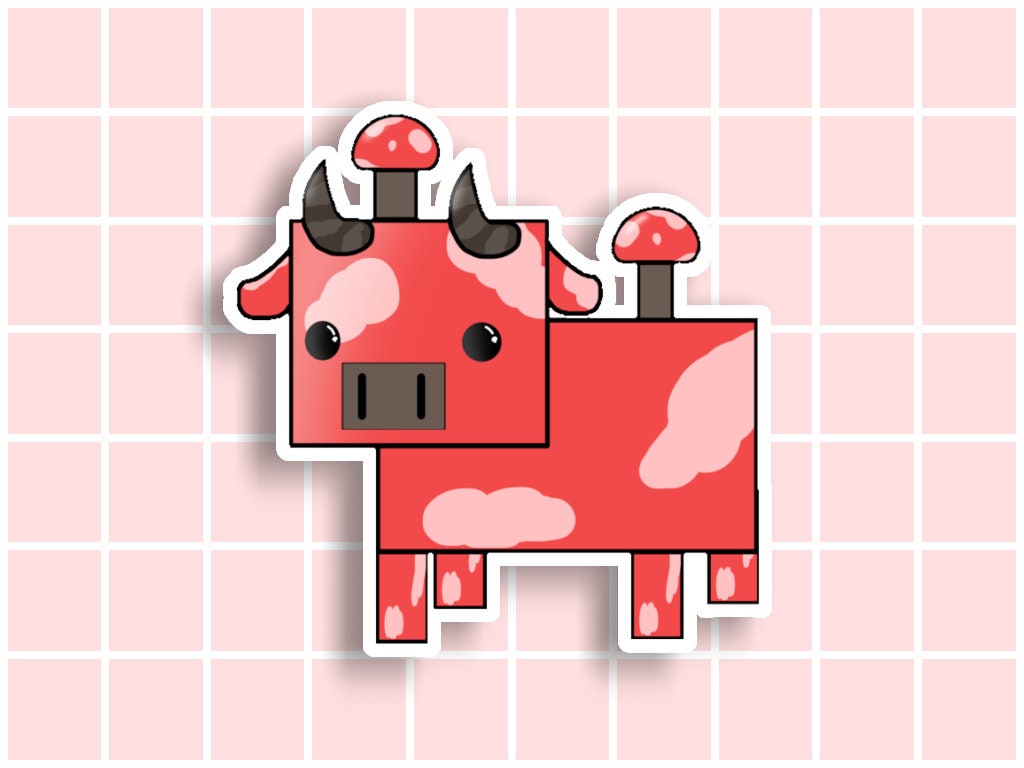 Minecraft Baby Mooshroom Cow