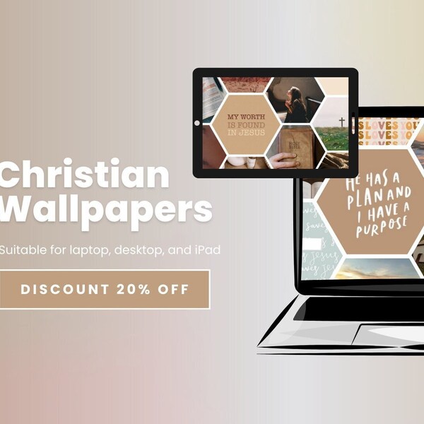 Christian Desktop Wallpapers Aesthetic - Etsy