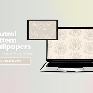 10 Neutral Pattern Wallpapers for Laptop, Desktop, and Ipad ...