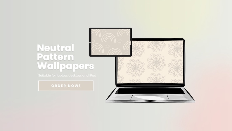 10 Neutral Pattern Wallpapers for Laptop, Desktop, and Ipad ...