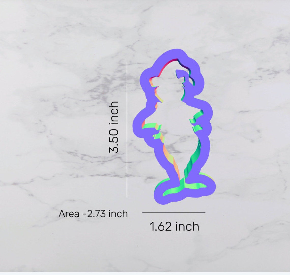 Standing Grinch Cookie Cutter - Etsy