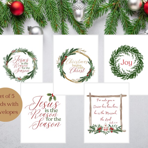 Christ Christmas Card - Etsy