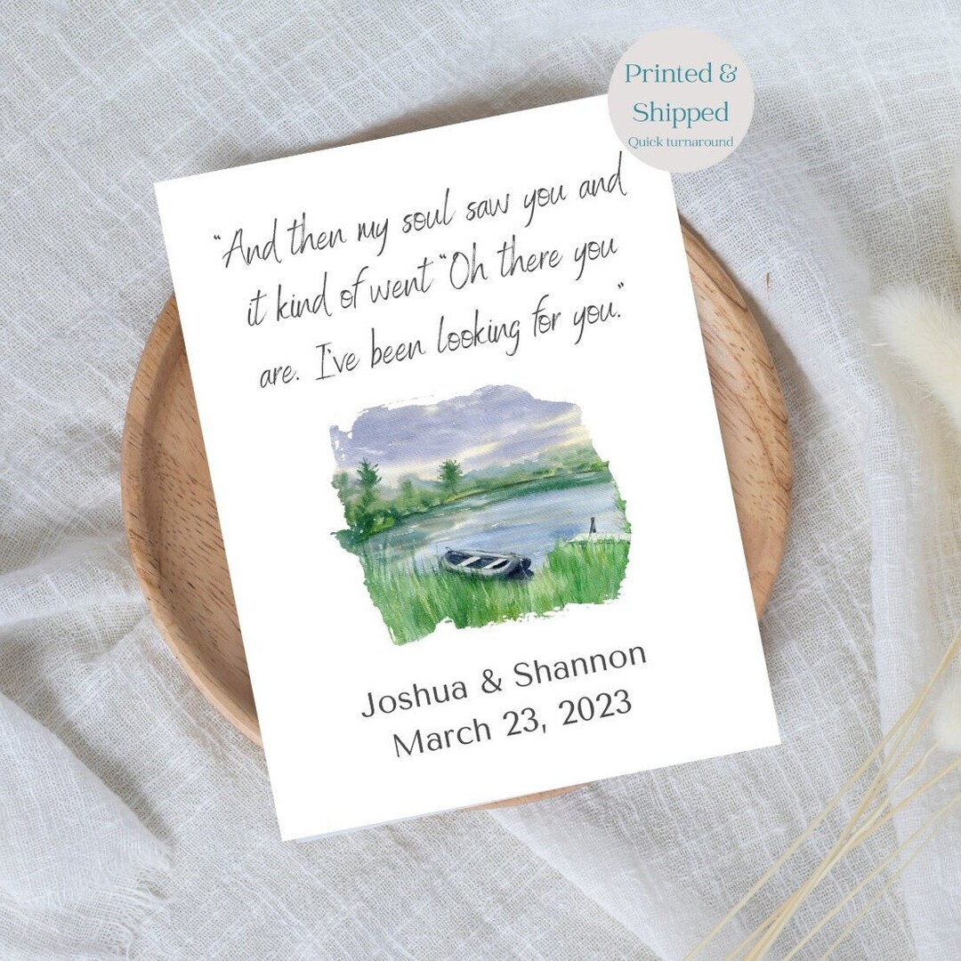 Personalized Wedding Gift Custom Wedding Quote Print Personalized ...