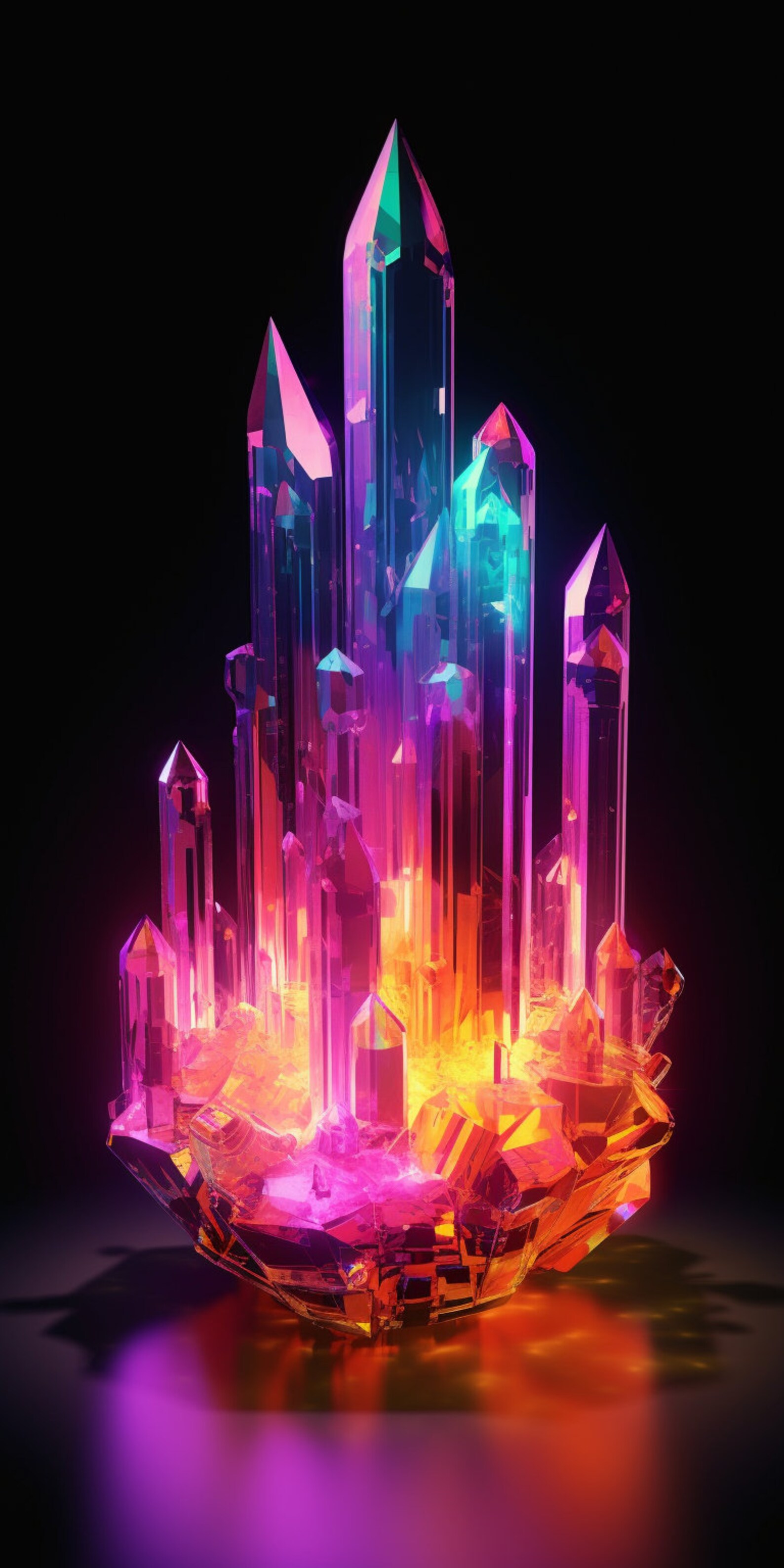 Crystal Bliss Lock Screen Wallpaper - Etsy