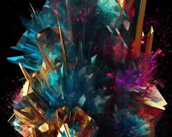 Purple Crystal Lock Screen Background - Etsy