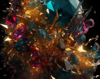 Energy Crystal Lock Screen Background - Etsy