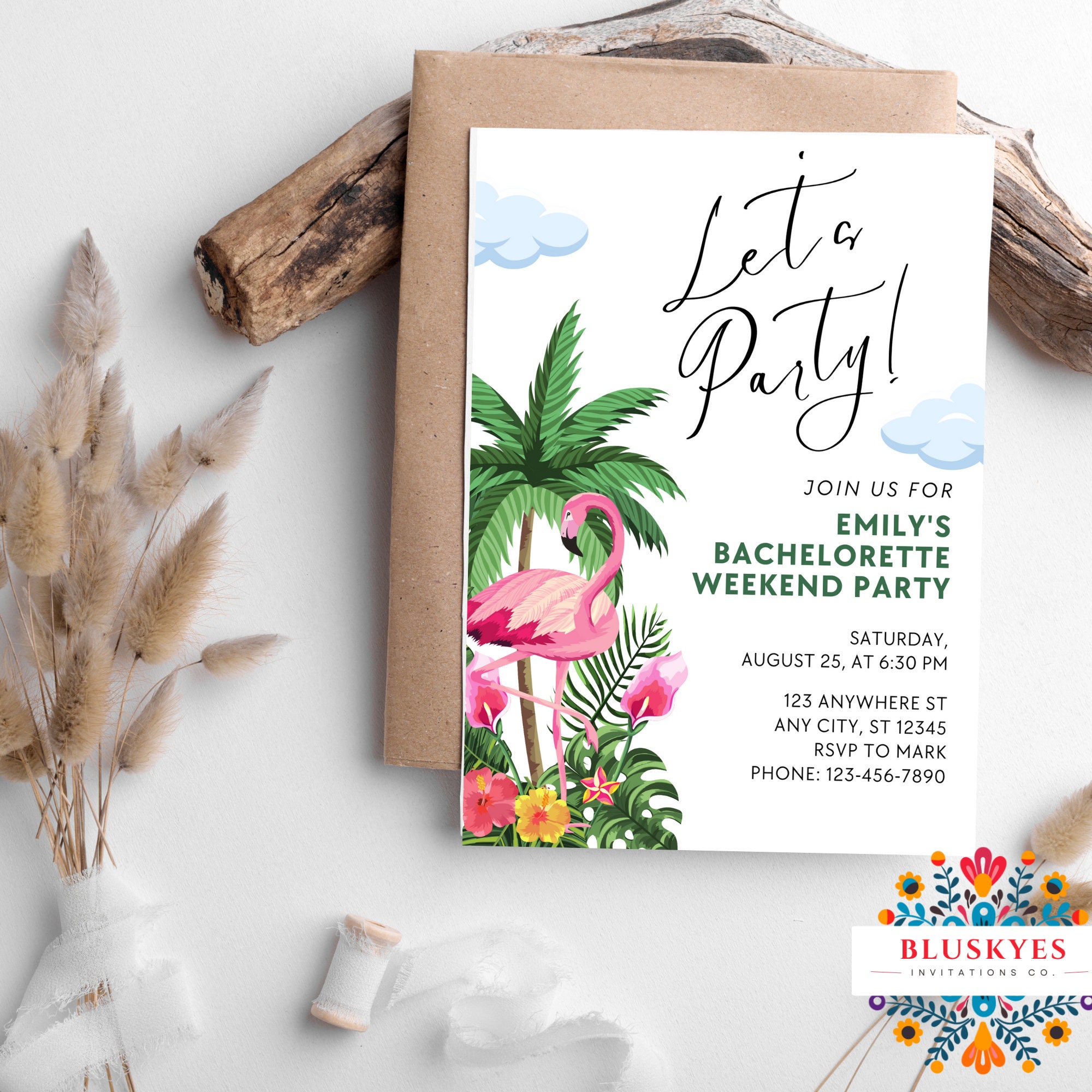 Tropical Flamingo Bachelorette Weekend Itinerary | Tropical Theme ...