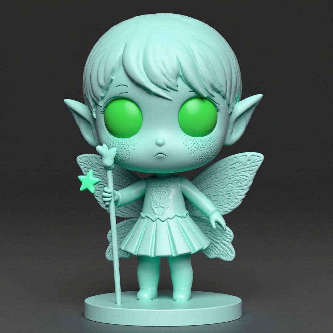 Fairy Girl STL File: 3D Print Model for Collectible Figurines - Etsy