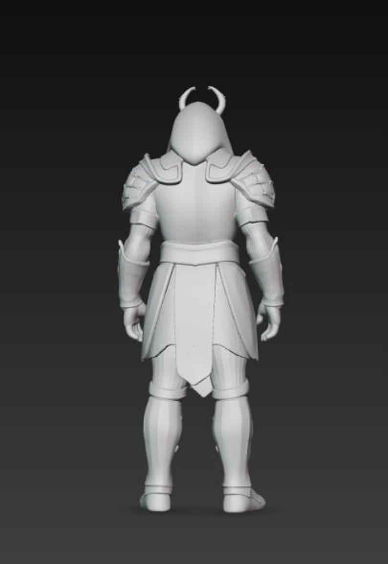 Dark Angel Priest Statue: Gothic Winged Model STL File (digital ...