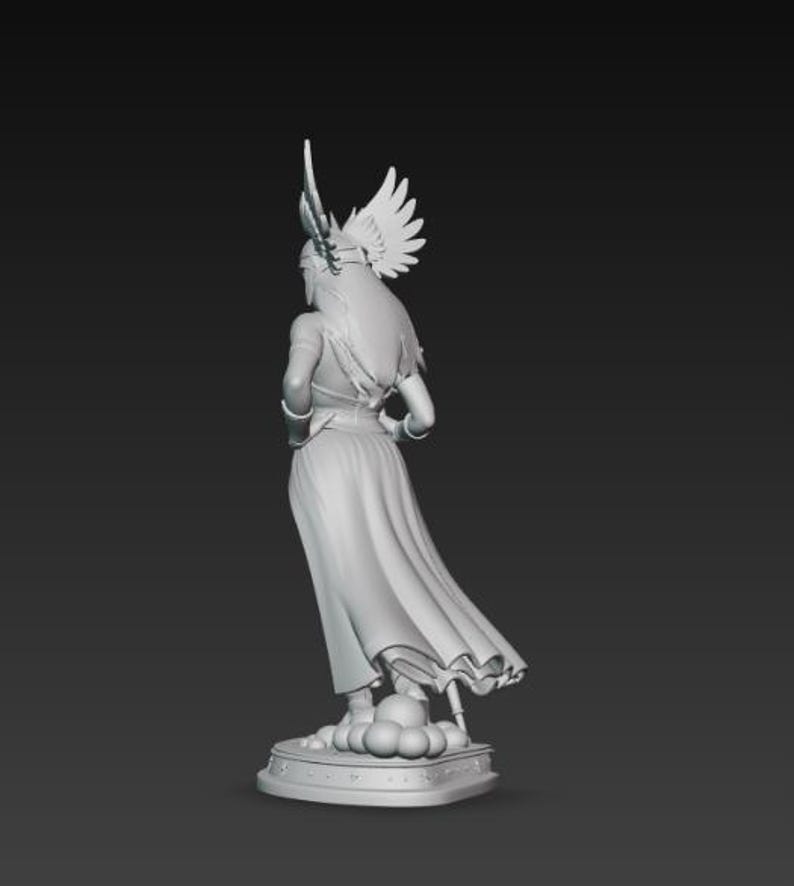 Valkyrie Warrior 3D Model: Norse Mythology Female Fighter (STL Digital ...