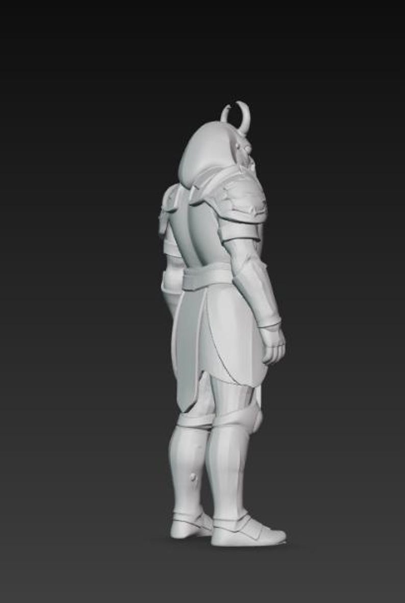 Dark Angel Priest Statue: Gothic Winged Model STL File (digital ...