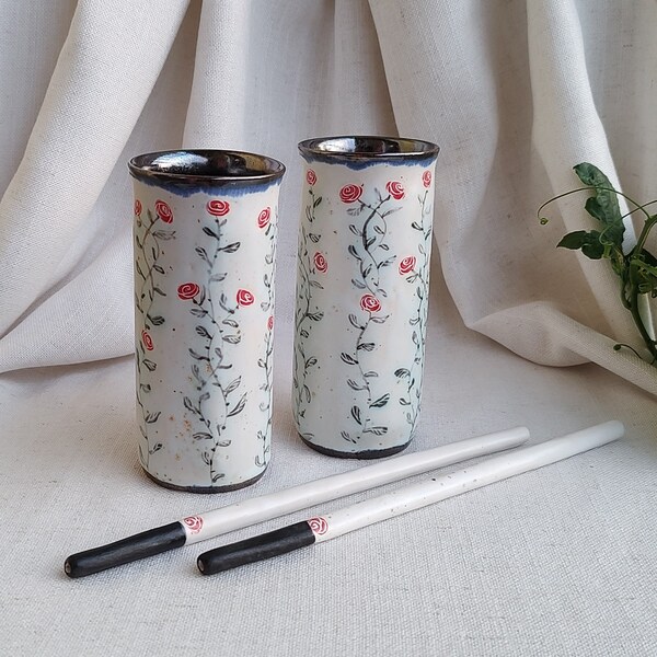 Ceramic Water Glass - Etsy