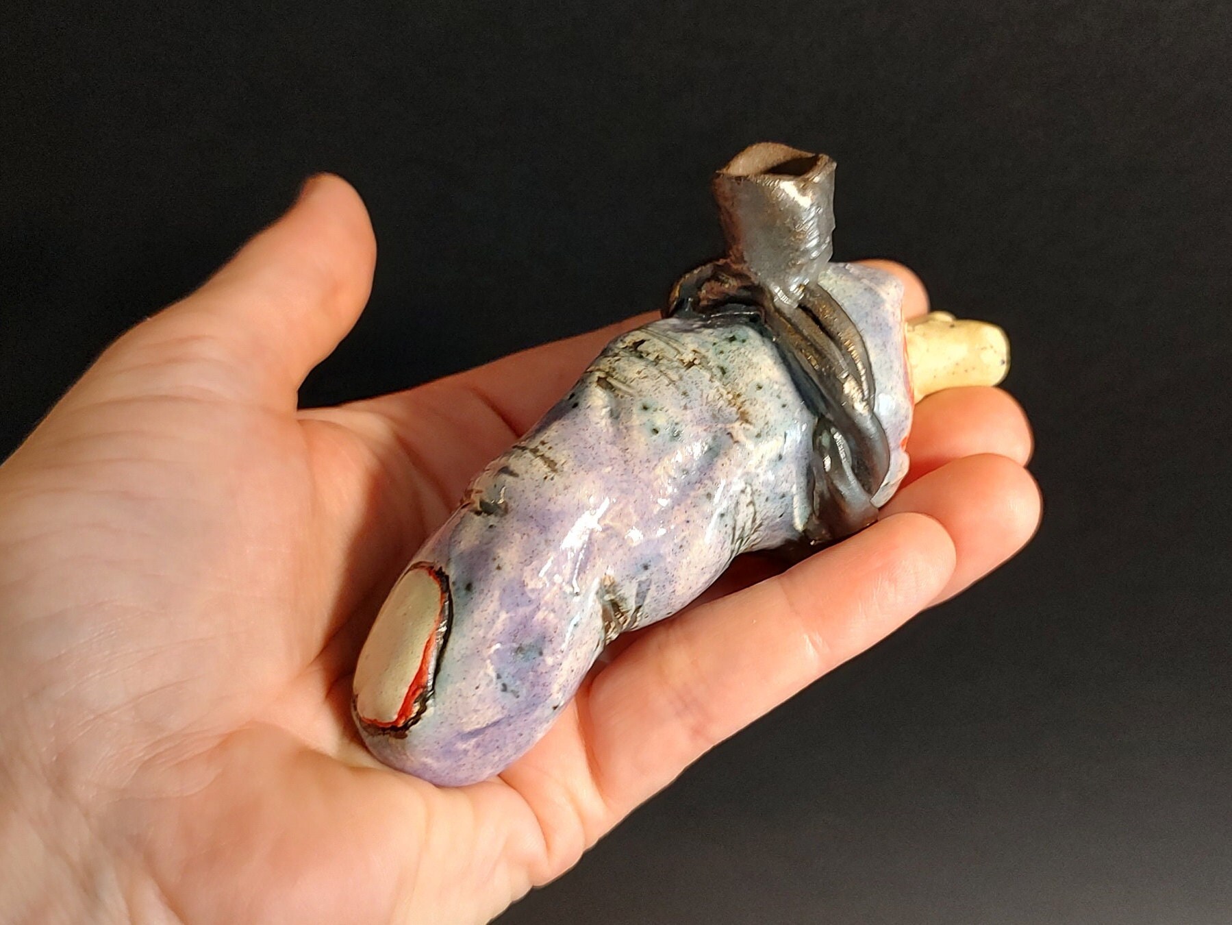 Handmade Ceramic Zombie Finger Pipes Ripped Finger Pipe - Etsy