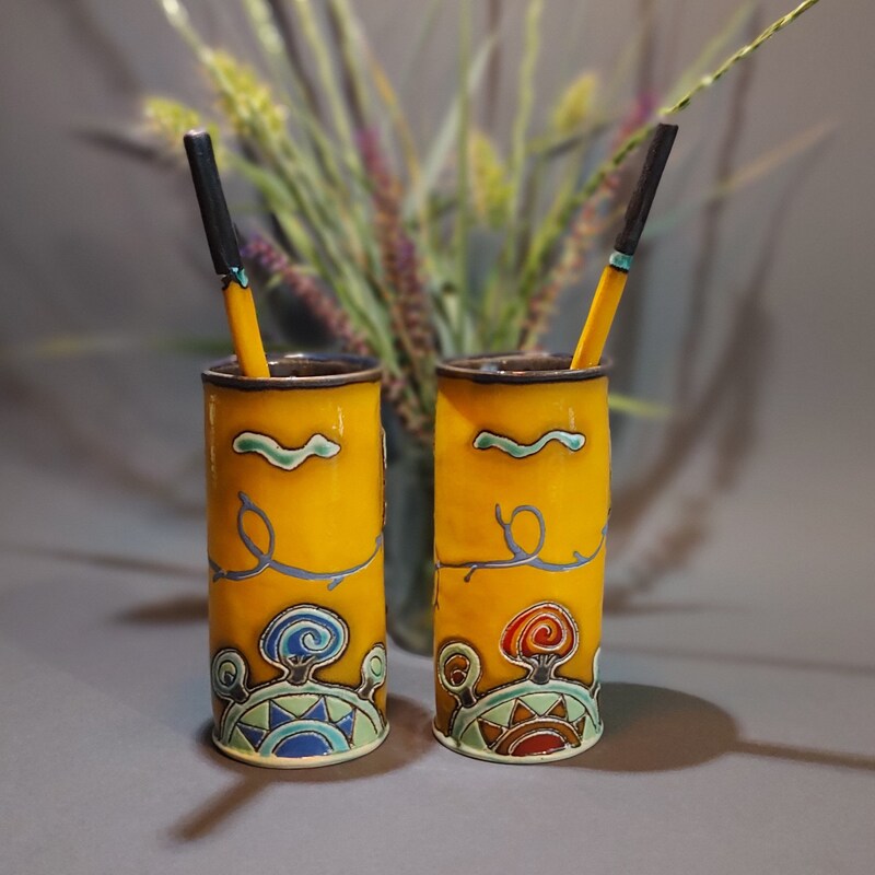Ceramic Water Glass - Etsy