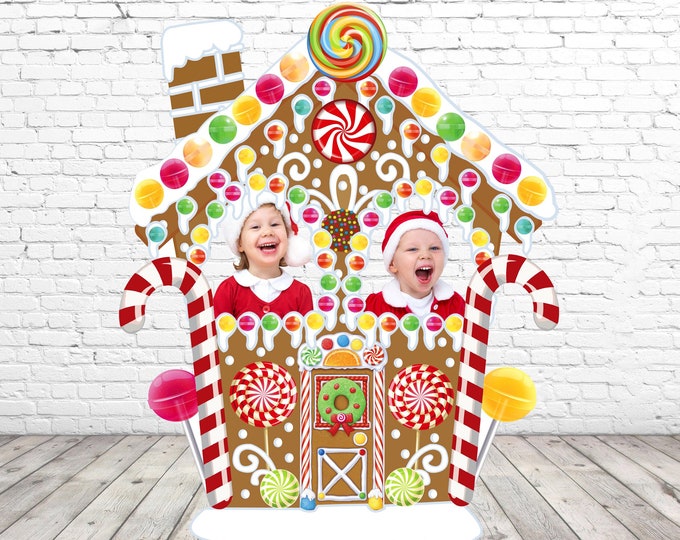 Large Christmas Gingerbread House Photo Prop Digital File Christmas ...