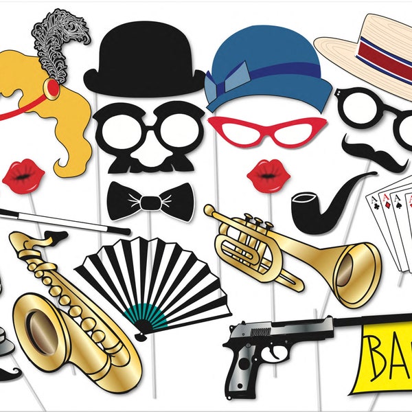Gangster Photo Booth - Etsy