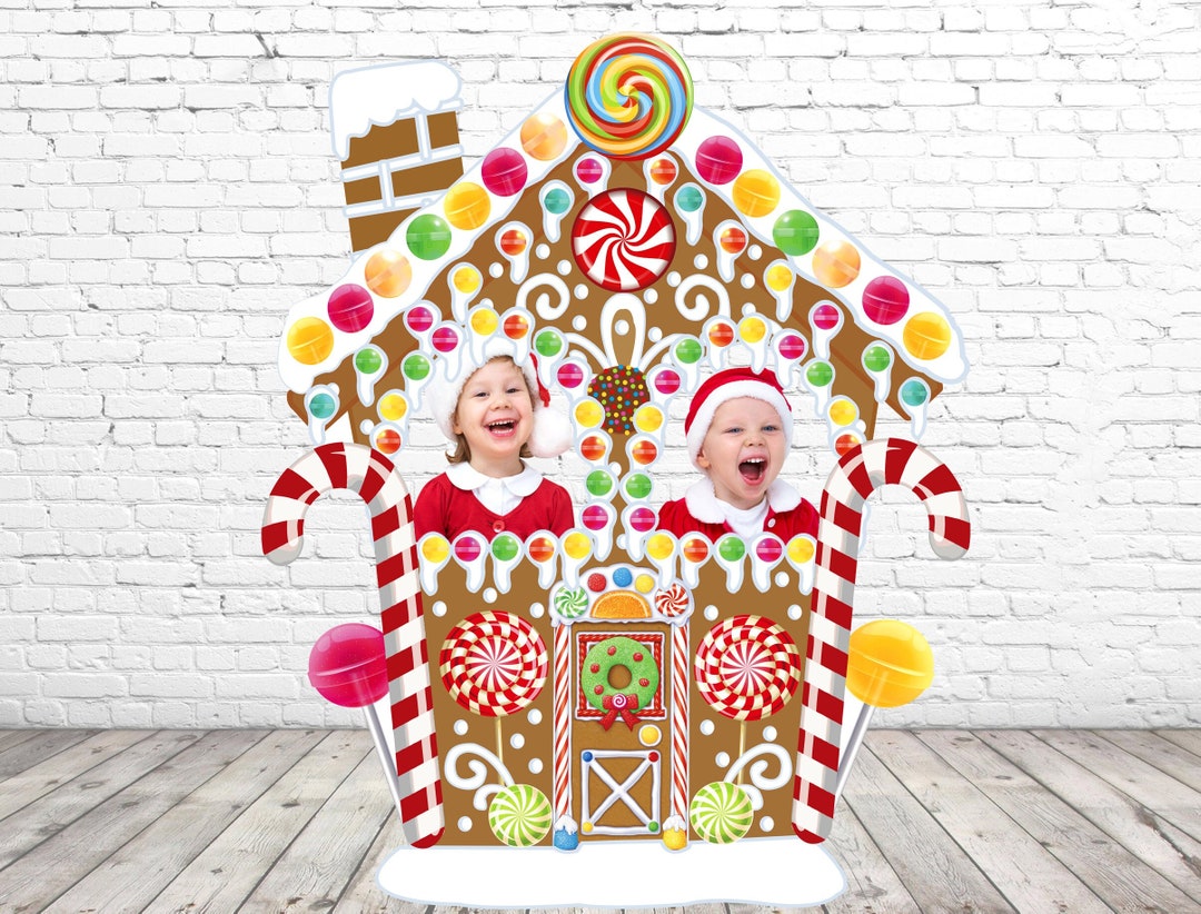 Large Christmas Gingerbread House Photo Prop Digital File Christmas ...