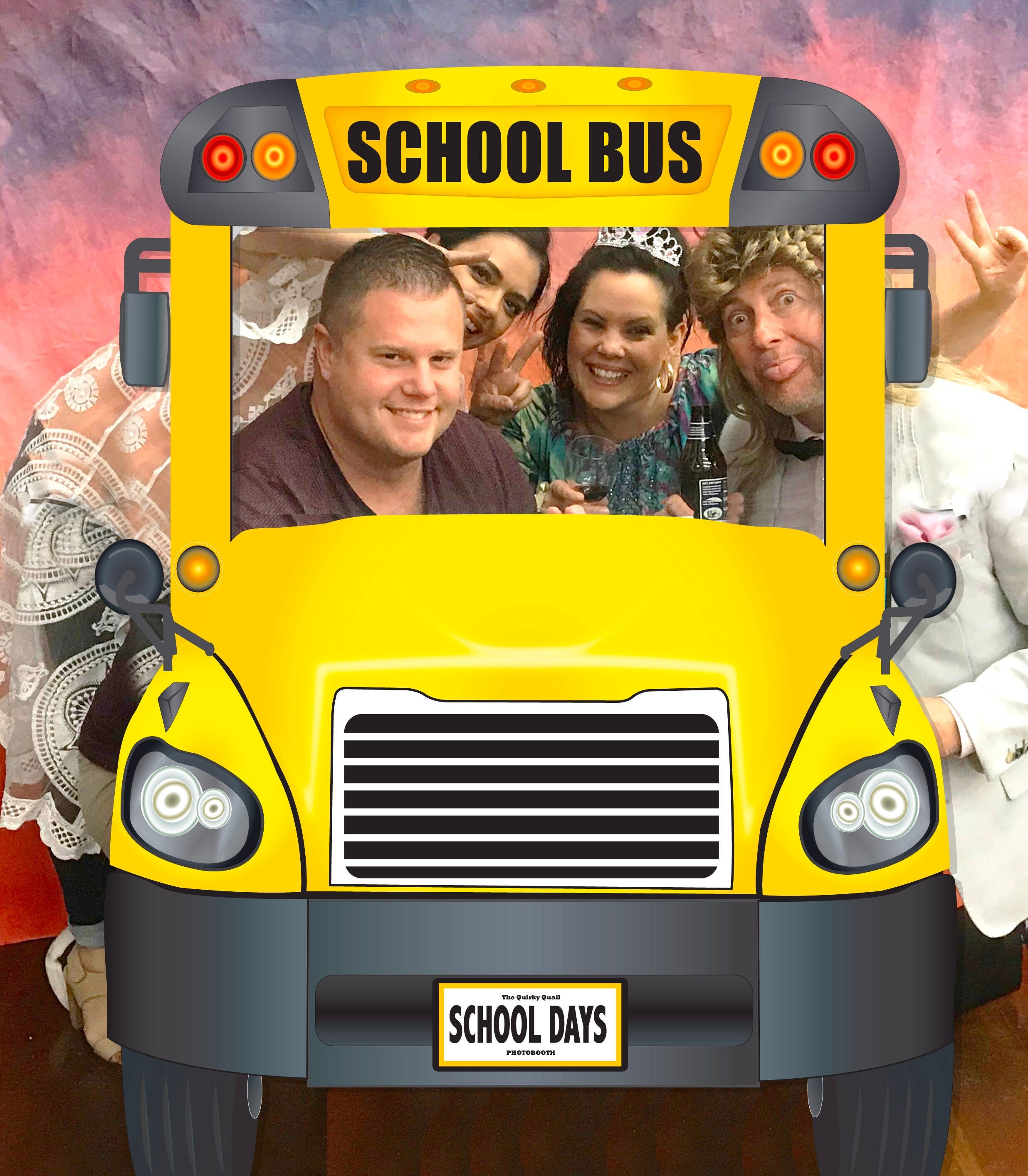 School Bus Photo Prop Digital File Party Decoration, DIY, Party Prop ...