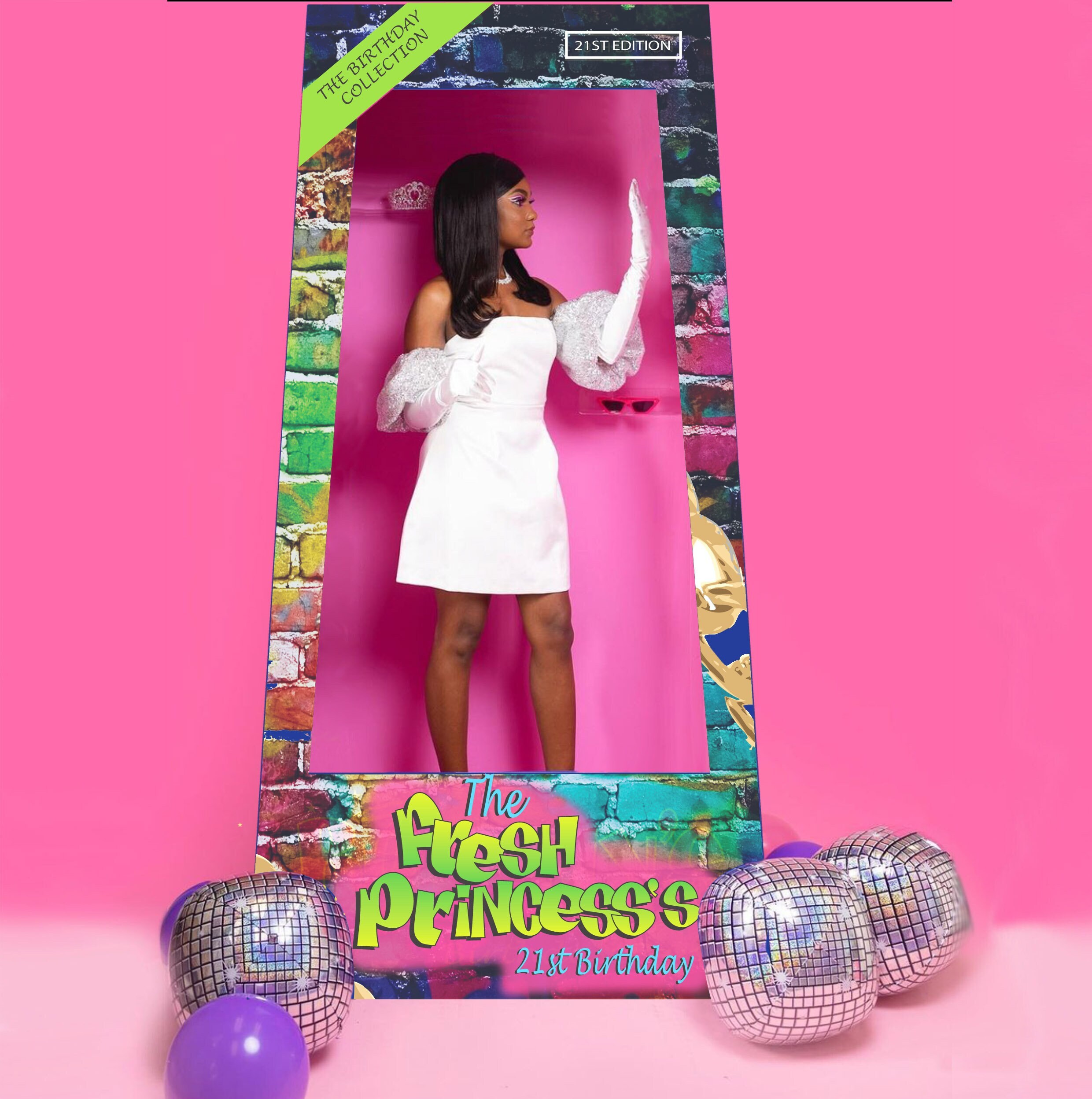 Large 'doll Box' Frame Photo Booth Prop Digital File Party Decoration ...