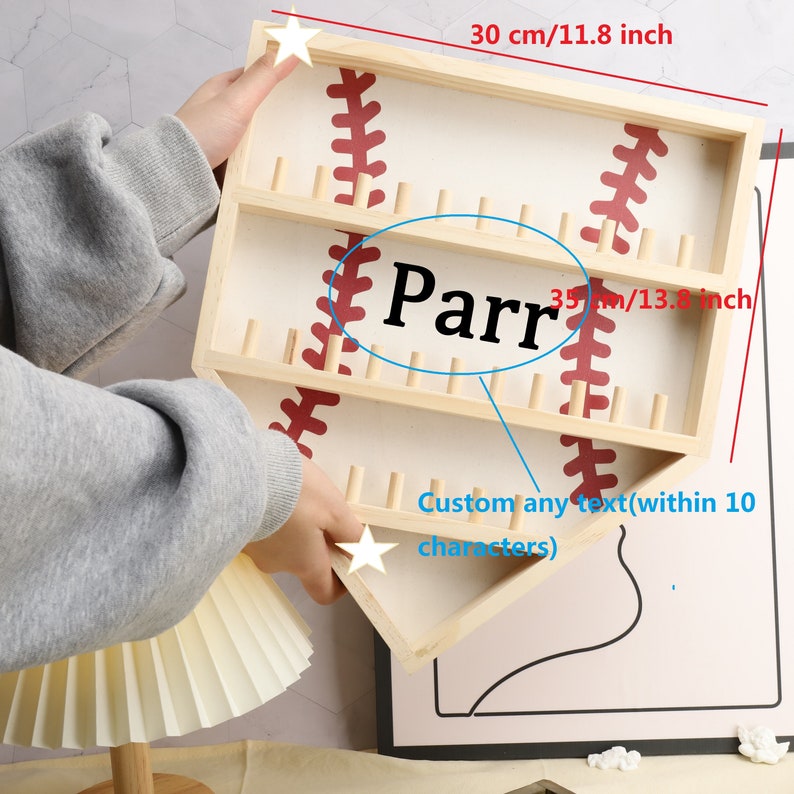 Personalized Baseball Ring Holder Softball Ring Holder Display Baseball ...