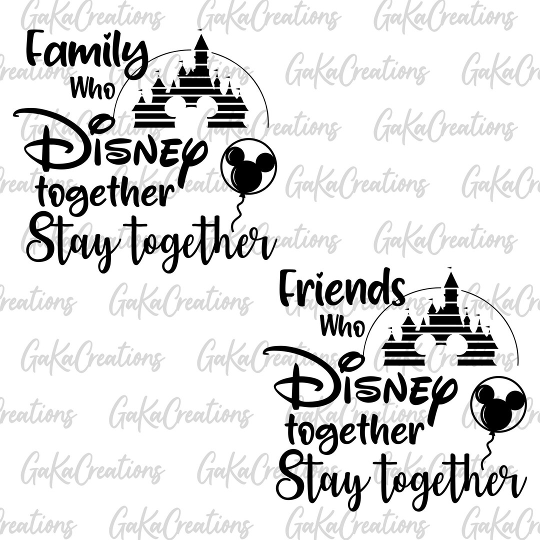 Friends and Family Stay Together Svg Best Friends Svg Family - Etsy