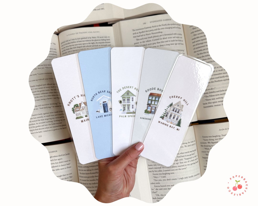 Emily Henry Bookmarks, Beach Read Bookmark, Happy Place Bookmark ...