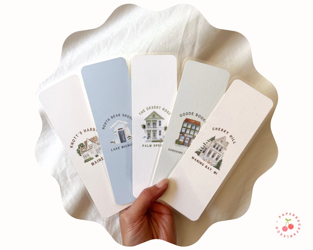 Emily Henry Bookmarks, Beach Read Bookmark, Happy Place Bookmark ...