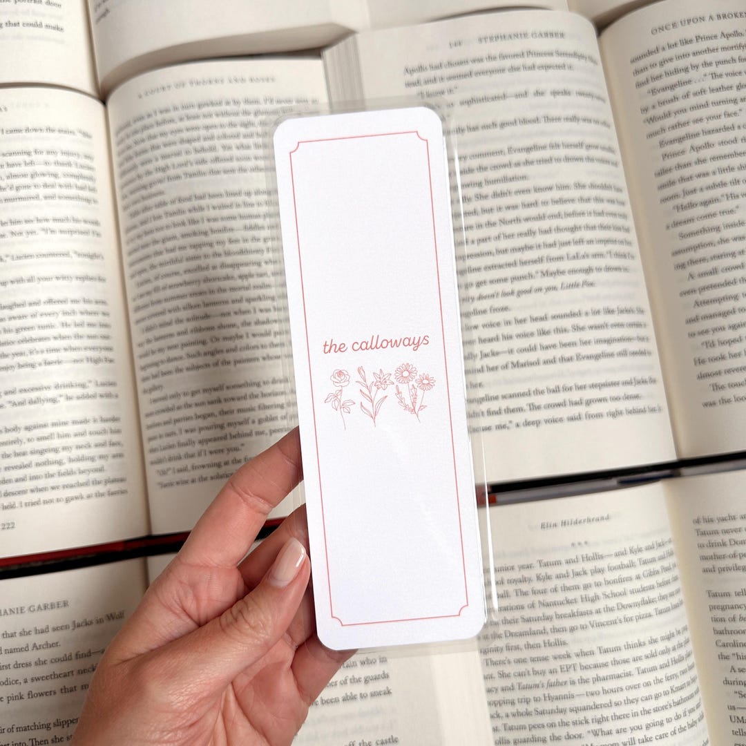 Calloway Sisters Bookmark: Addicted Series Bookish Gift - Etsy