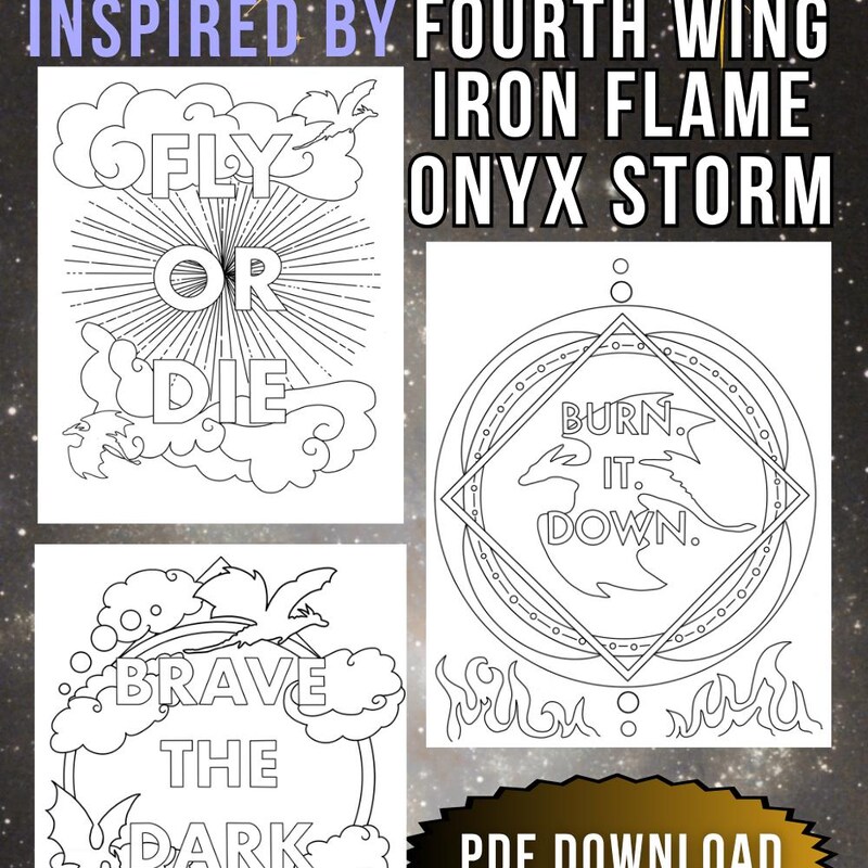 Fourth Wing Fan Art - Etsy